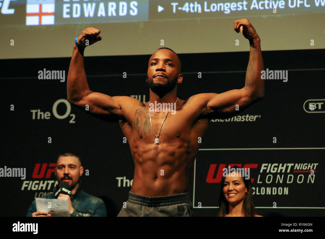 Leon edwards ufc weighs hi-res stock photography and images - Alamy