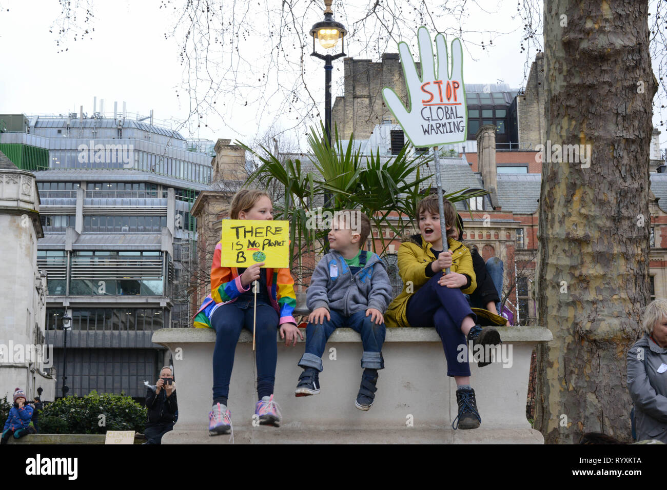 Kids protesting school hi-res stock photography and images - Alamy