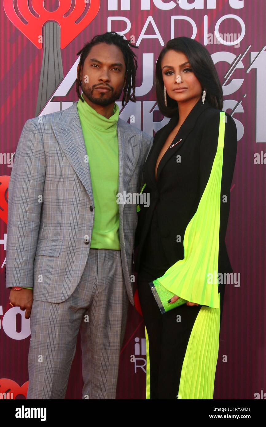 Los Angeles, CA, USA. 14th Mar, 2019. Miguel, Miguel Pimentel, Nazanin ...