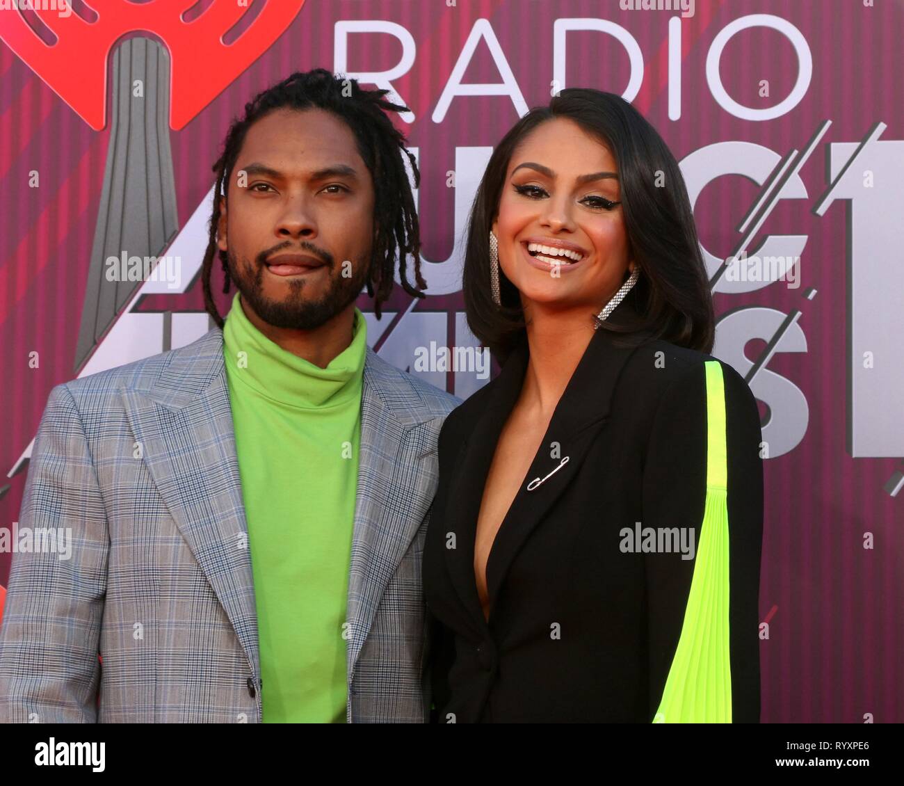 Los Angeles, CA, USA. 14th Mar, 2019. Miguel, Miguel Pimentel, Nazanin ...