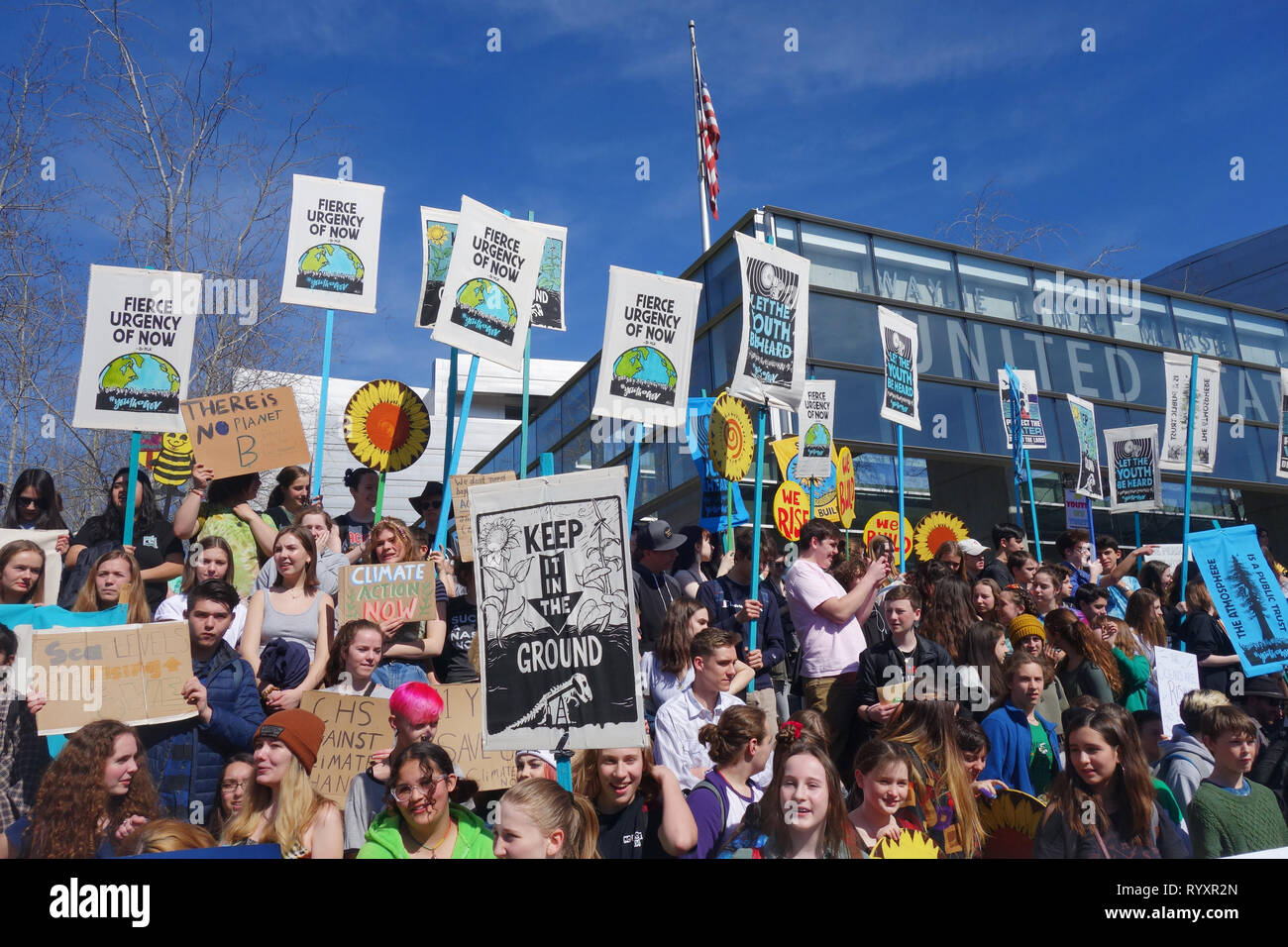 Climate change march 2019 usa hi-res stock photography and images - Alamy