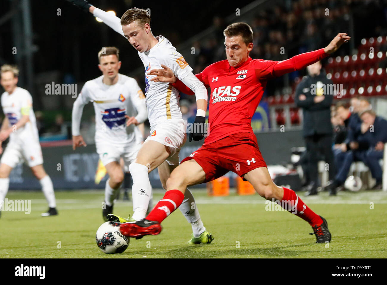 VELSEN-ZUID , 15-03-2019 , Rabobank IJmond Stadion , Dutch football ...