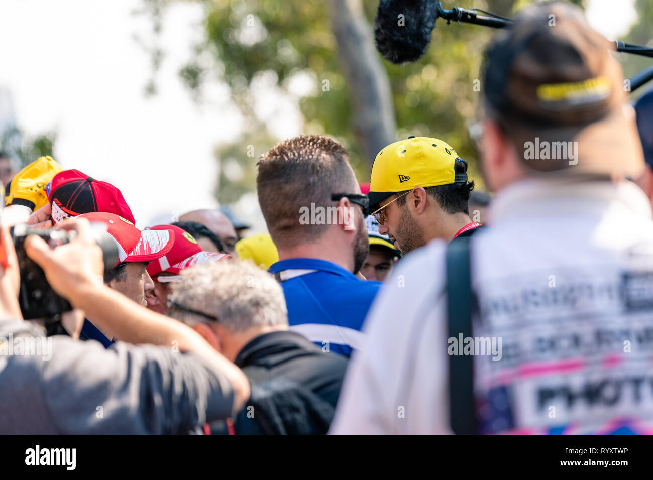 Renault f1 team walk circuit team hi-res stock photography and images ...