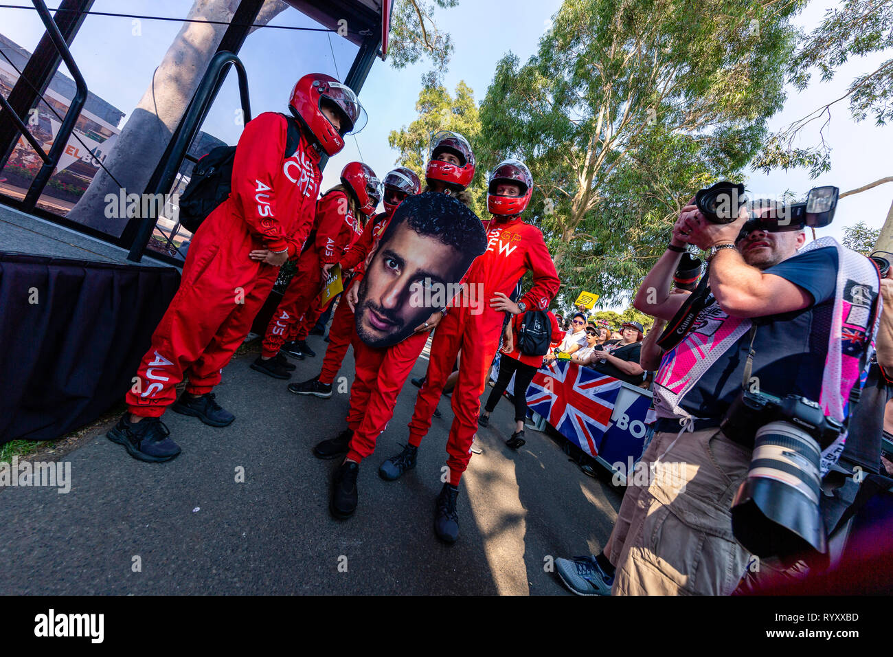 Renault f1 team walk circuit team hi-res stock photography and images ...