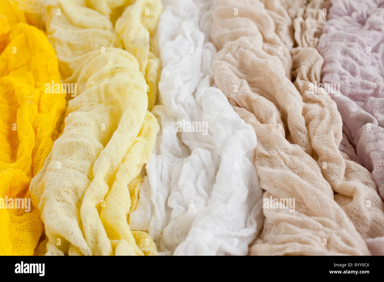 mix of old linen rags Stock Photo - Alamy