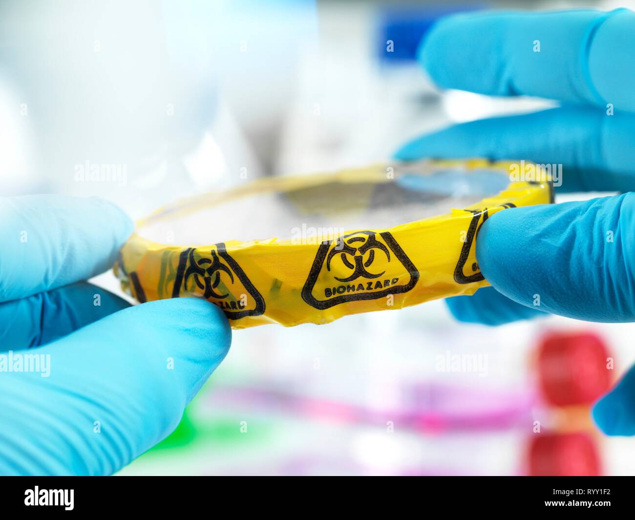 Biohazard tape hi-res stock photography and images - Alamy