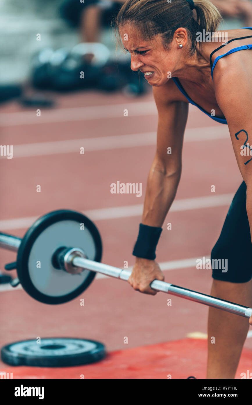 Weightlifting competition hi-res stock photography and images - Alamy