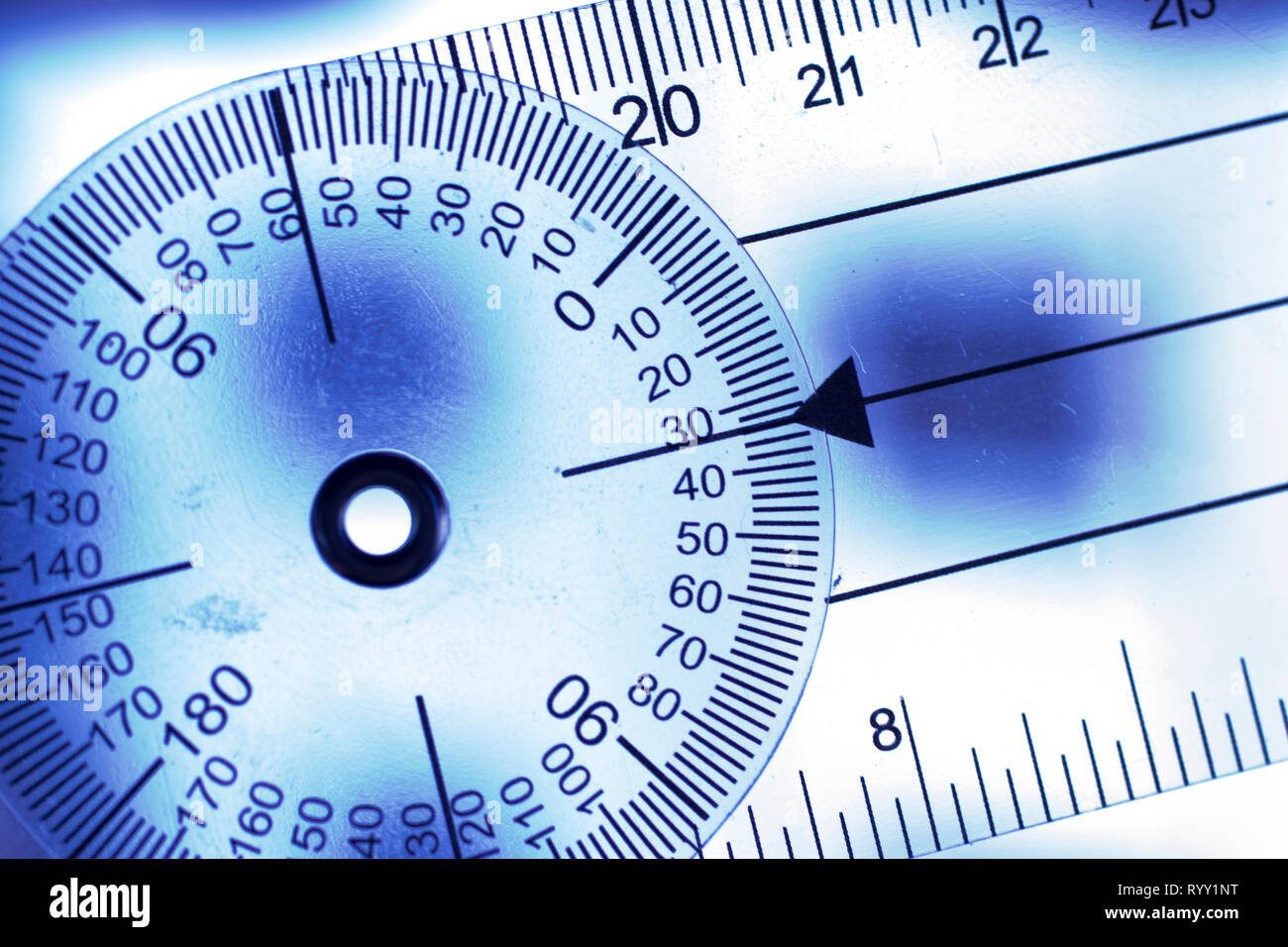 Goniometer movement medical instrument used for measuring mobility of ...