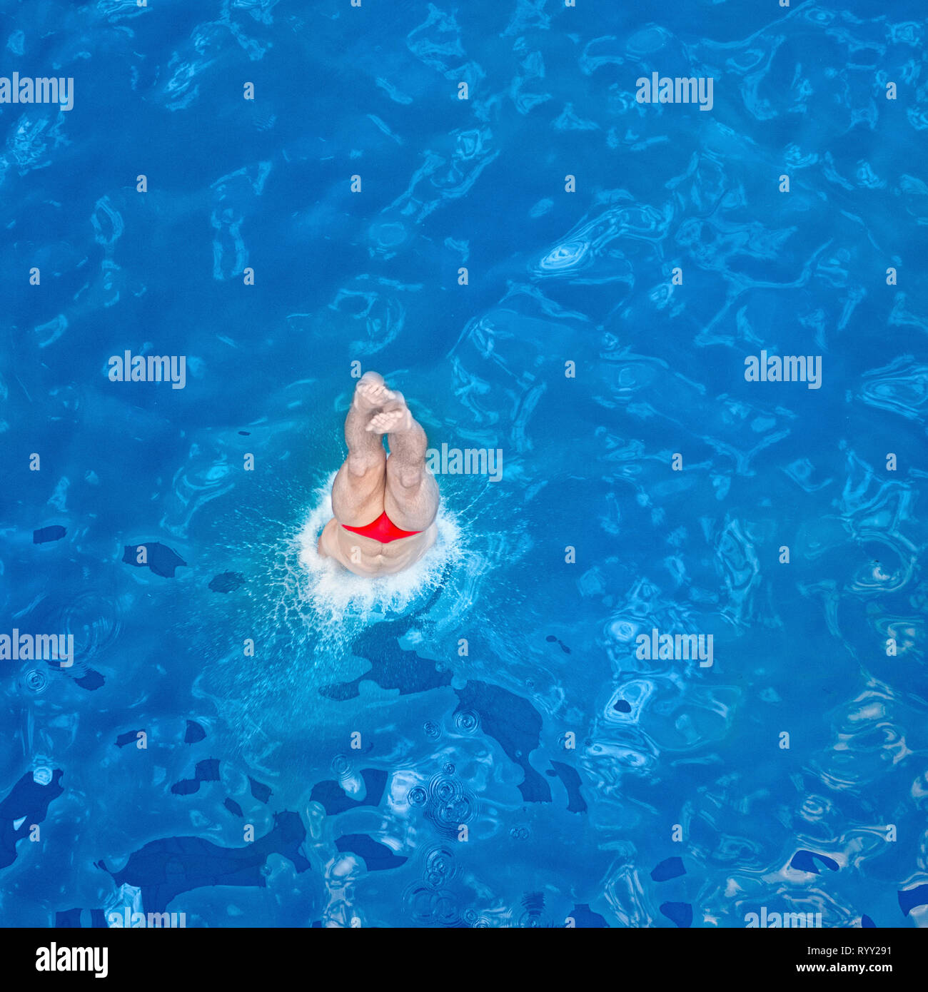 Entering water hi-res stock photography and images - Alamy