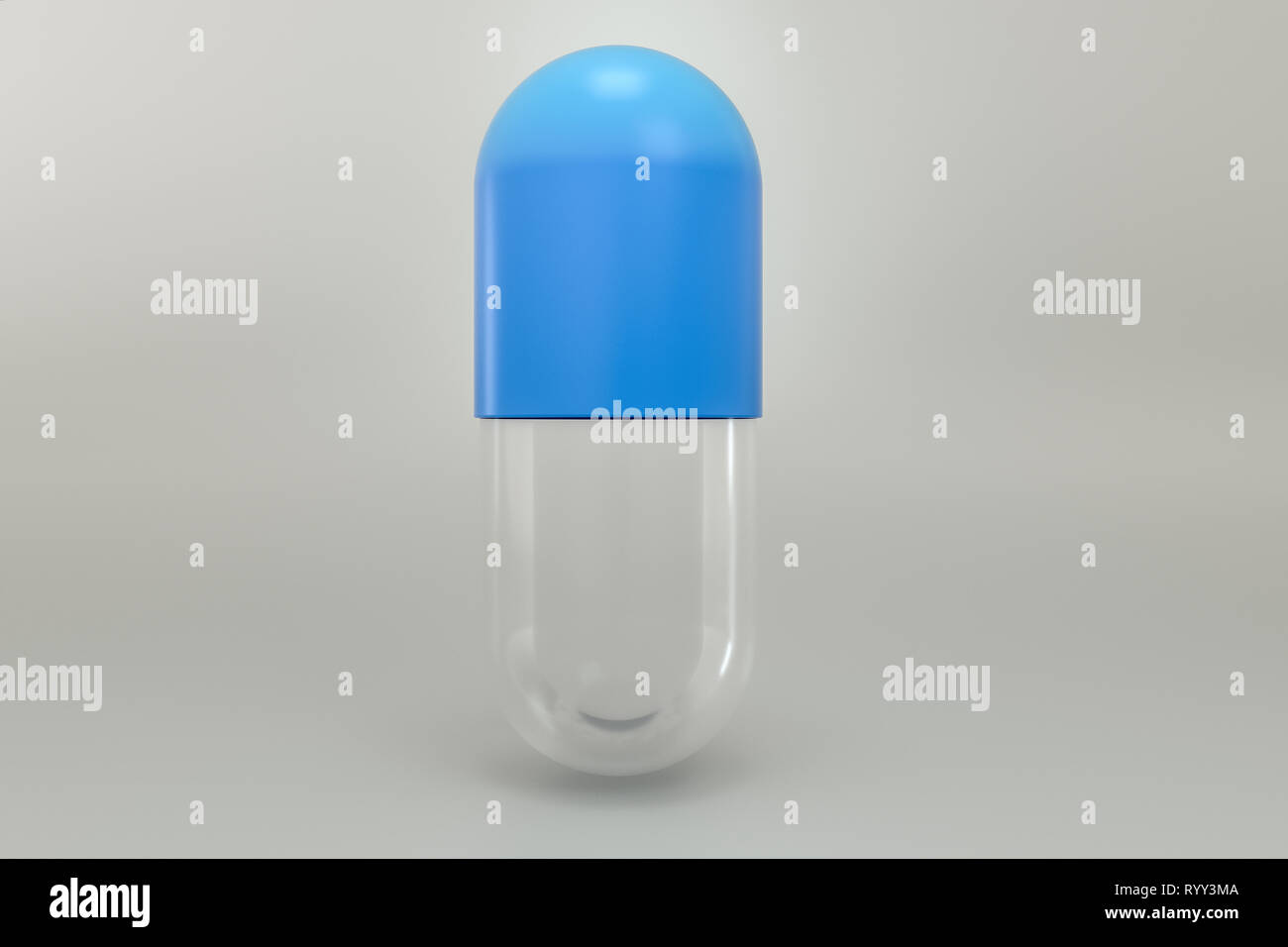capsules with spheres, 3d rendering Stock Photo - Alamy