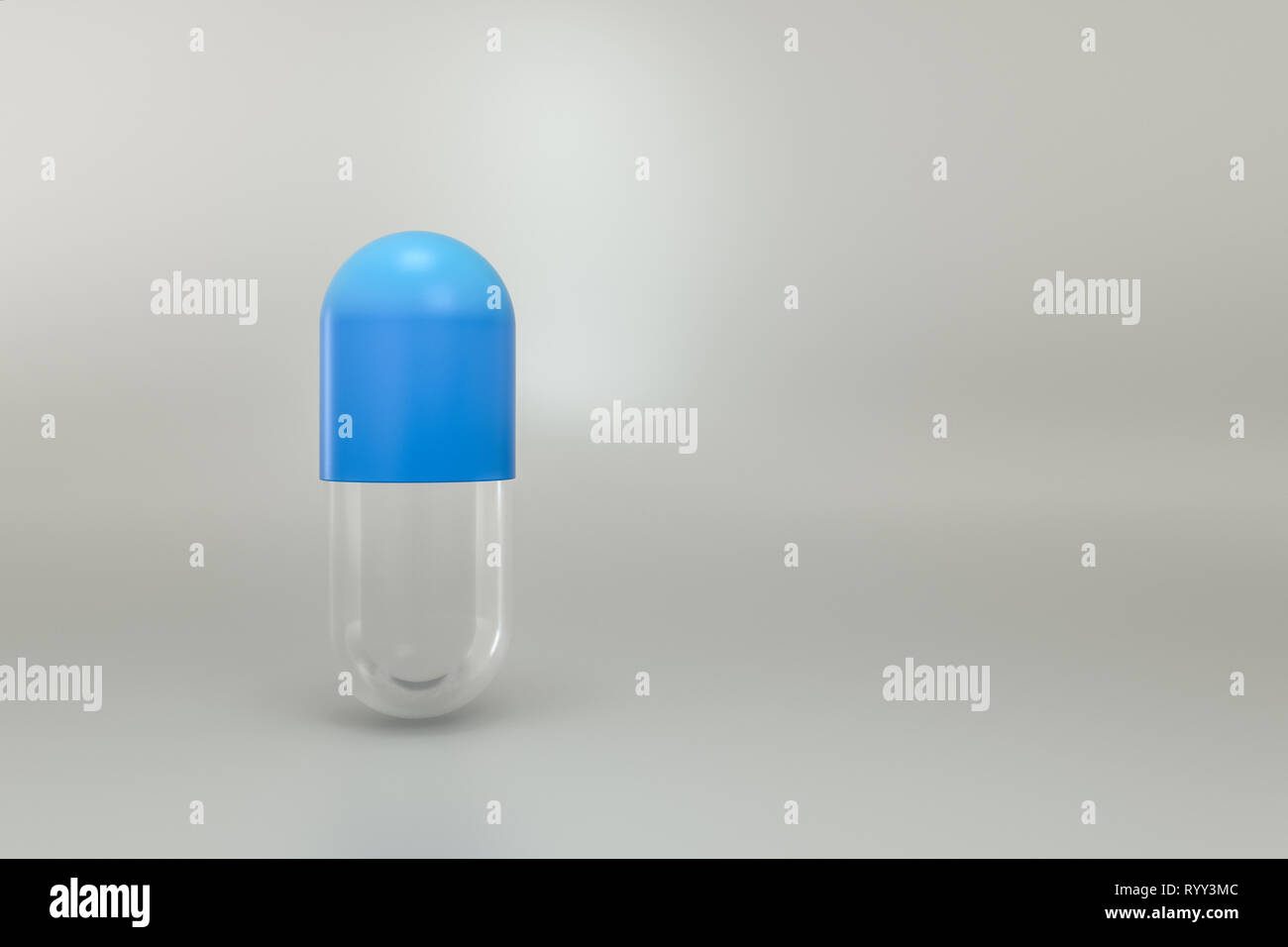 capsules with spheres, 3d rendering Stock Photo - Alamy