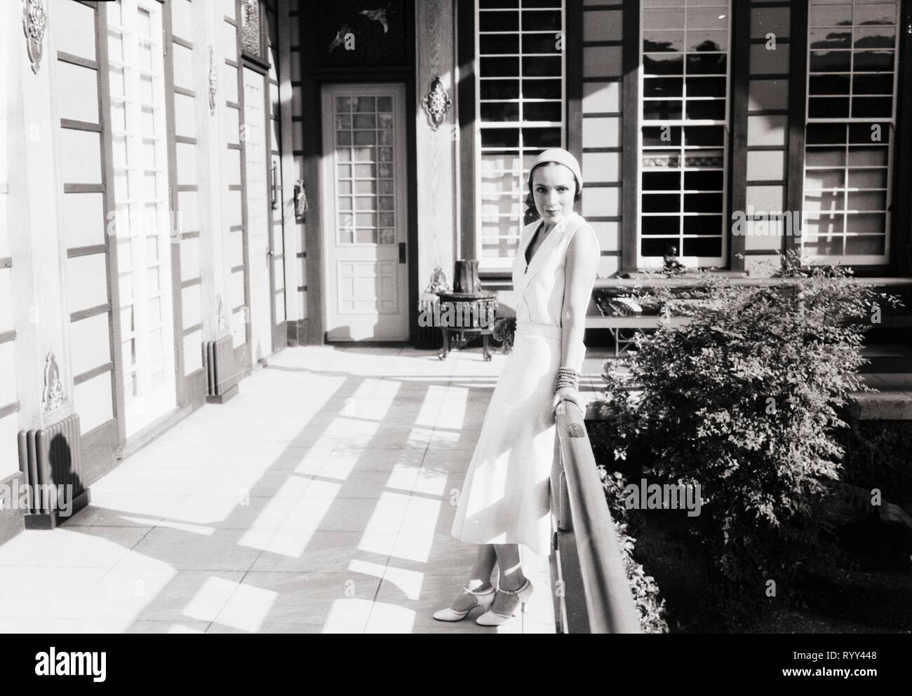 Dolores del Rio at Home, Hollywood, California, 1931 Stock Photo - Alamy