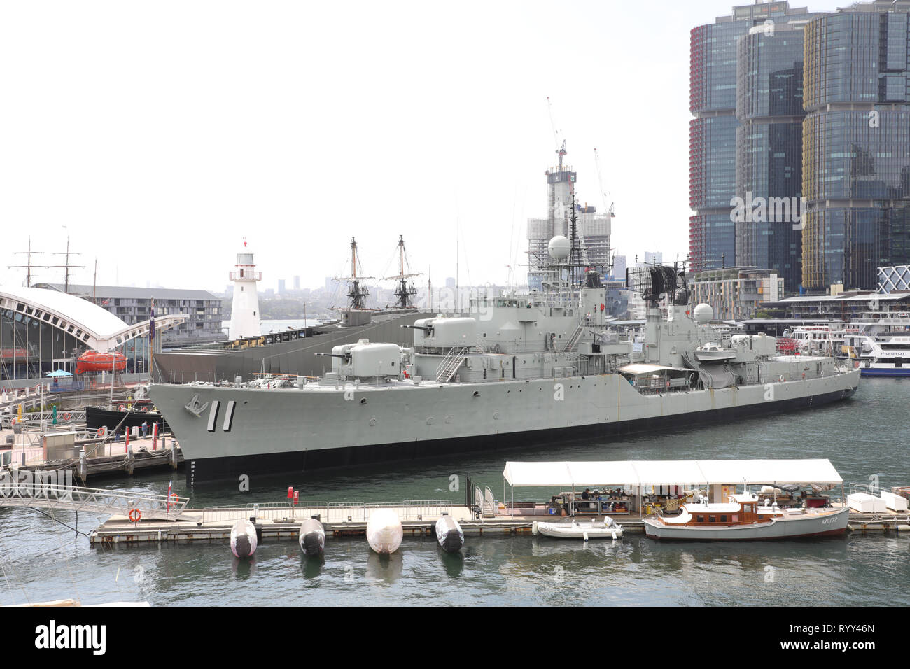 Destroyer HMAS Vampire at the Australian National Maritime Museum ...
