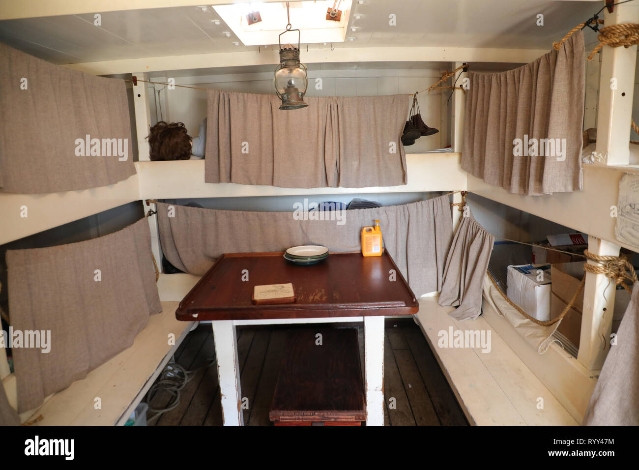 The deckhouse on the Tall ship James Craig, originally named Clan ...