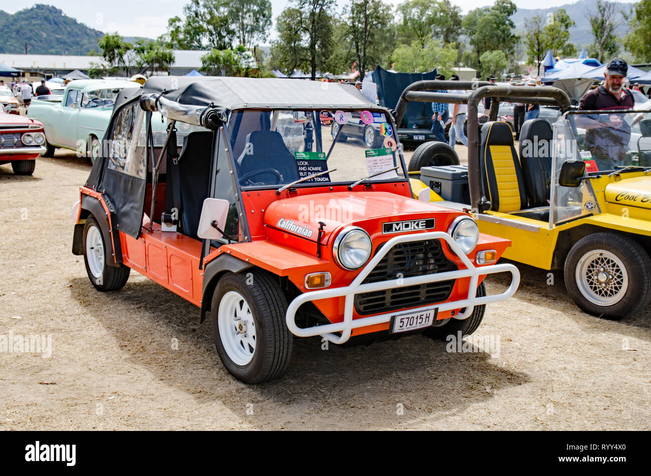 1981 Australian Leyland Moke Californian on display near Tamworth ...