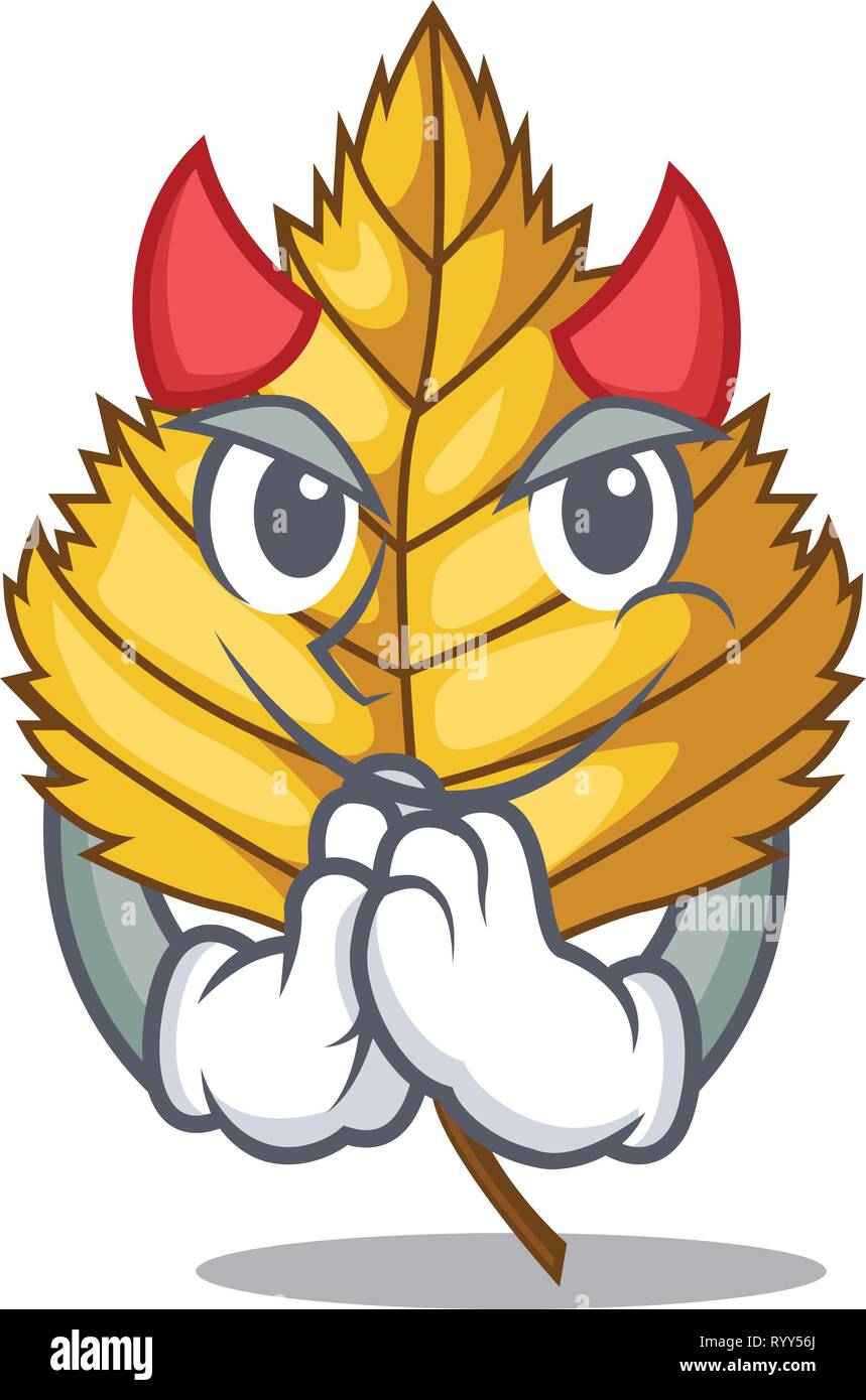 Devil birch leaves spread the cartoon sticks Stock Vector Image & Art ...