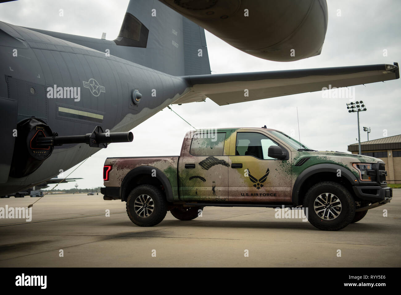 Members of the 330th Recruiting Squadron visit a Block 30 AC-130J ...