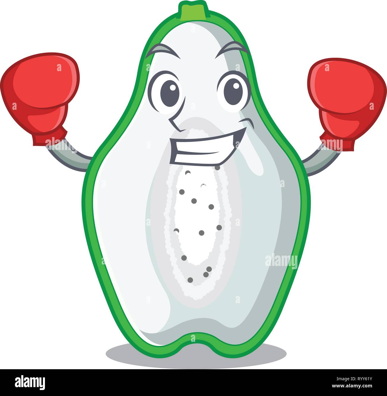 Green papayas Stock Vector Images - Alamy