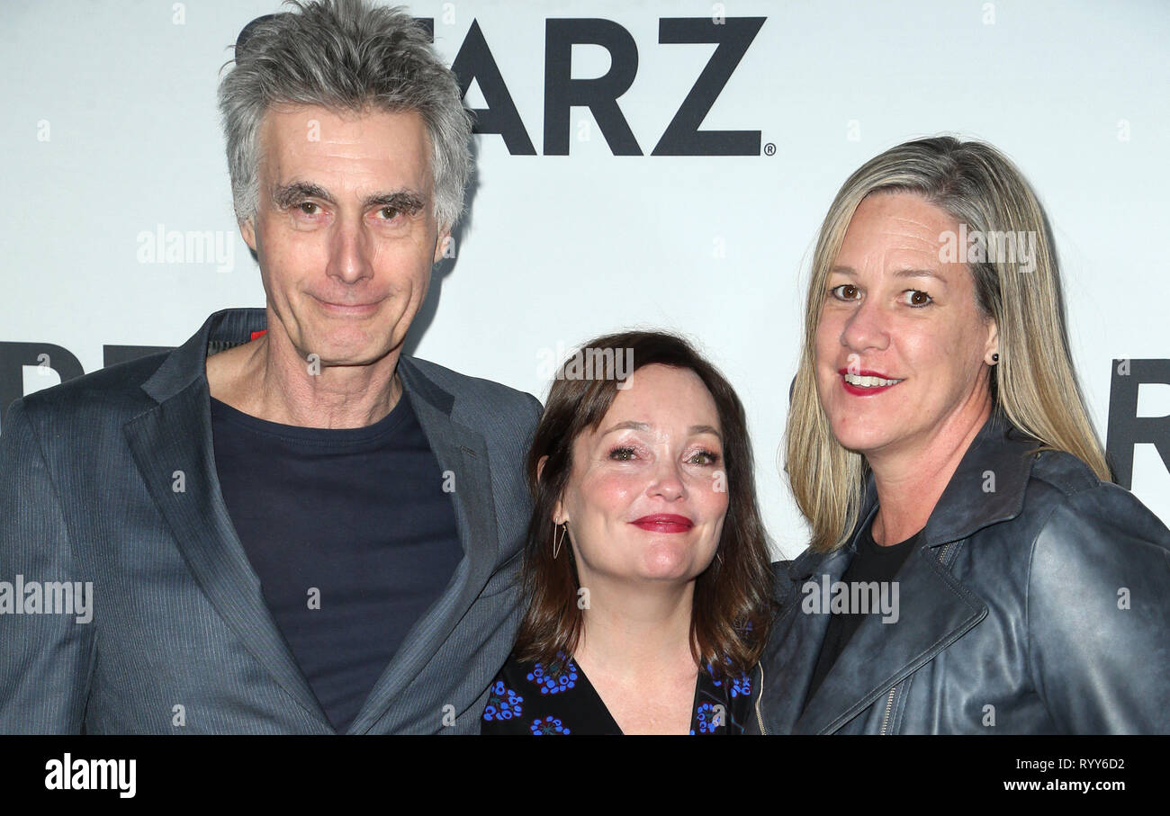 STARZ TCA Red Carpet Event - Arrivals Featuring: Stephen Garrett, Lisa ...