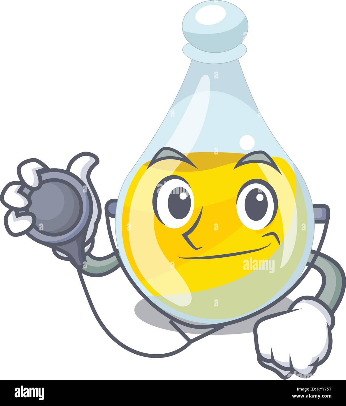Doctor sesame oil in a cartoon bottle Stock Vector Image & Art - Alamy