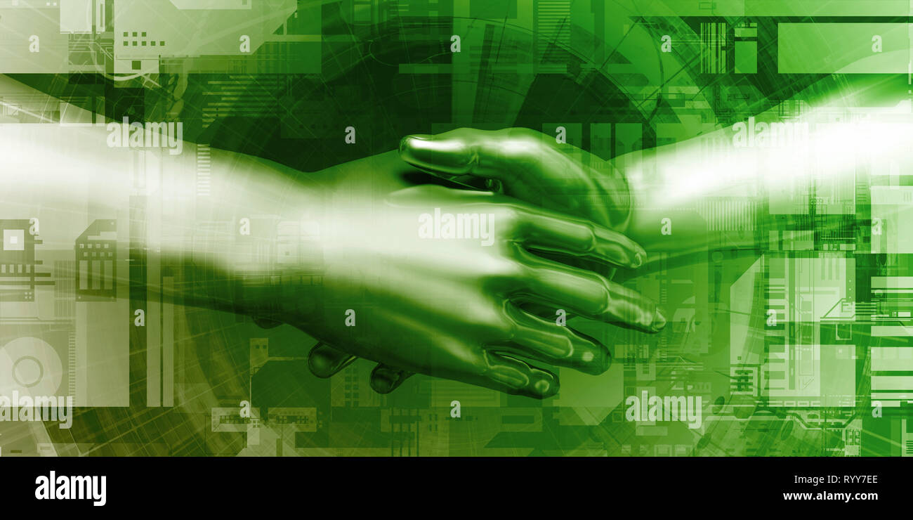 Business Handshake Abstract Background for Trust as Concept Stock Photo ...
