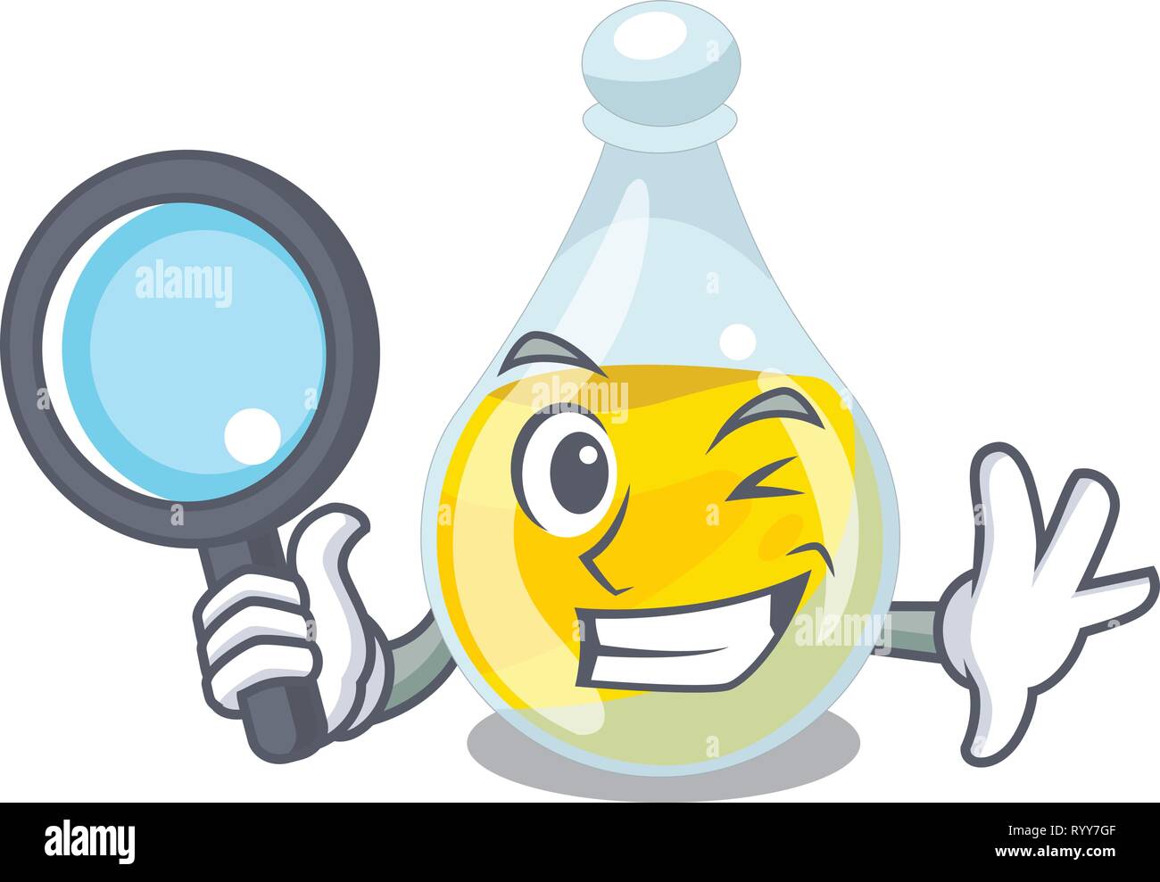 Detective sesame oil isolated with the cartoon Stock Vector Image & Art ...