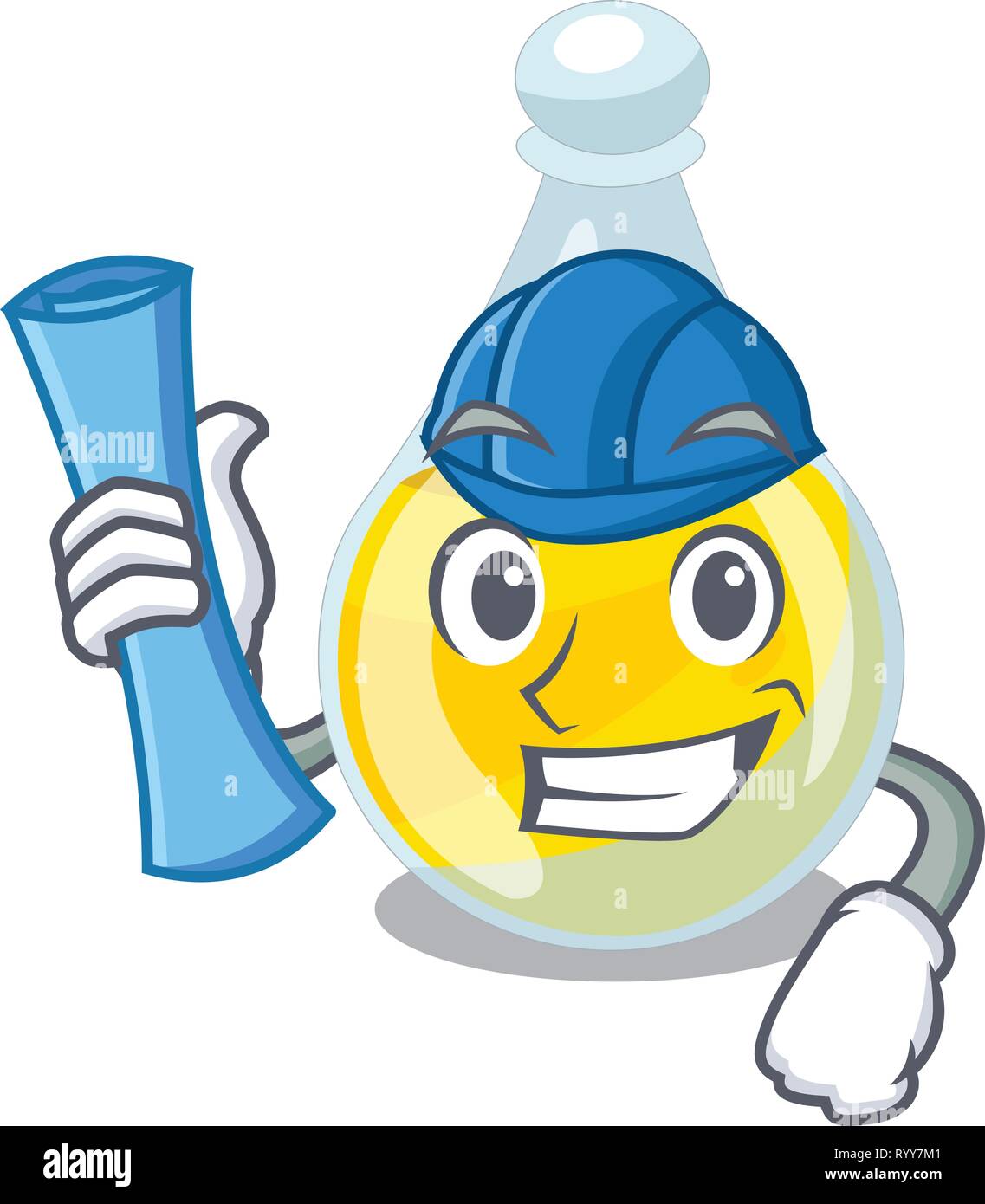 Architect sesame oil isolated with the cartoon Stock Vector Image & Art ...