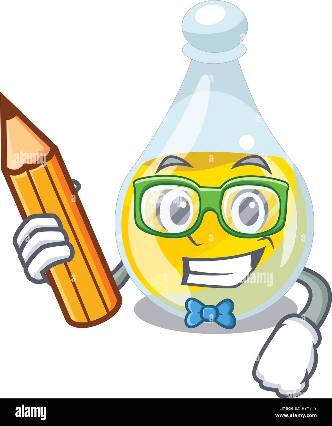 Student sesame oil isolated with the cartoon Stock Vector Image & Art ...