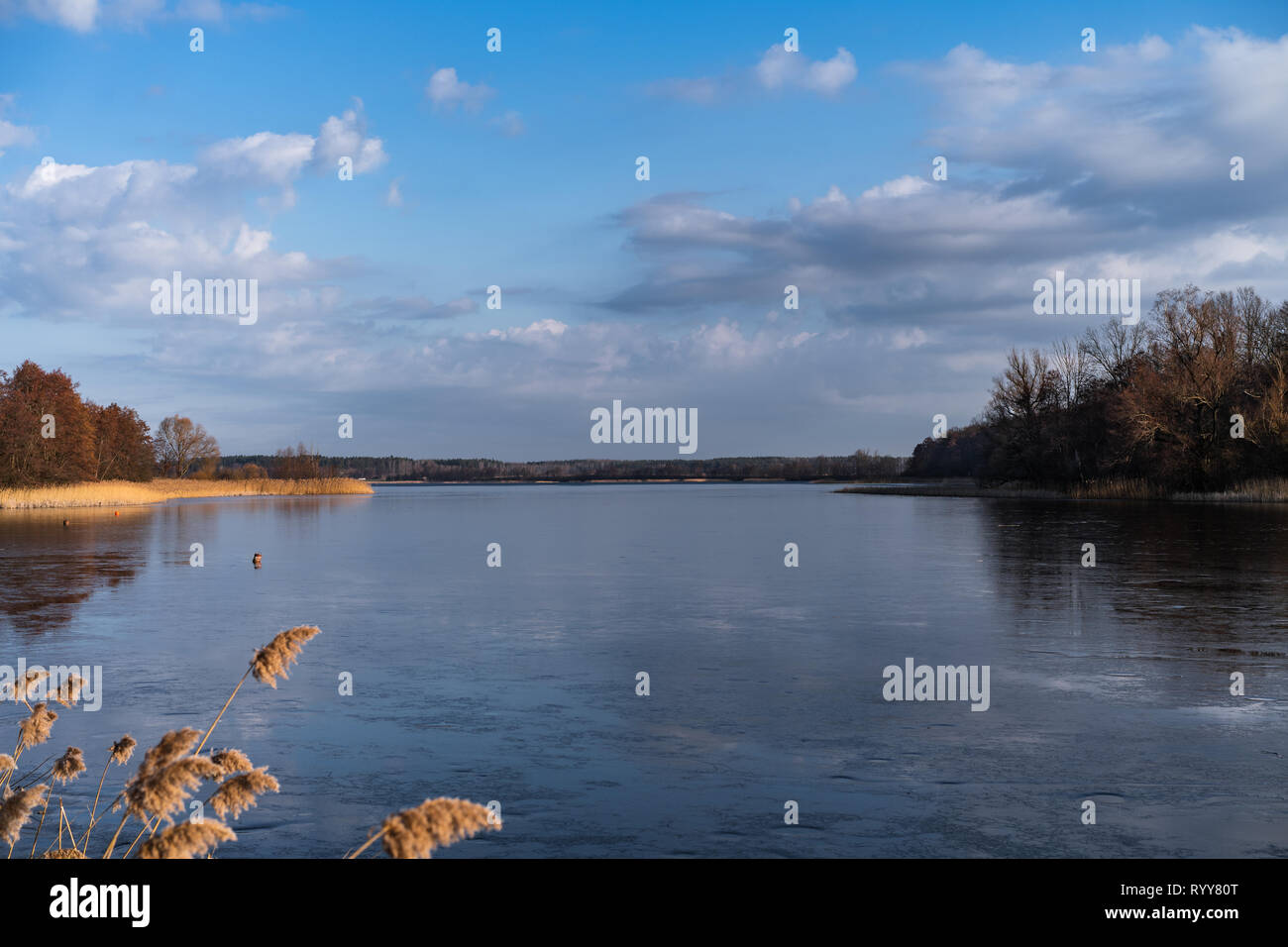 Lake on masuria Stock Photo - Alamy