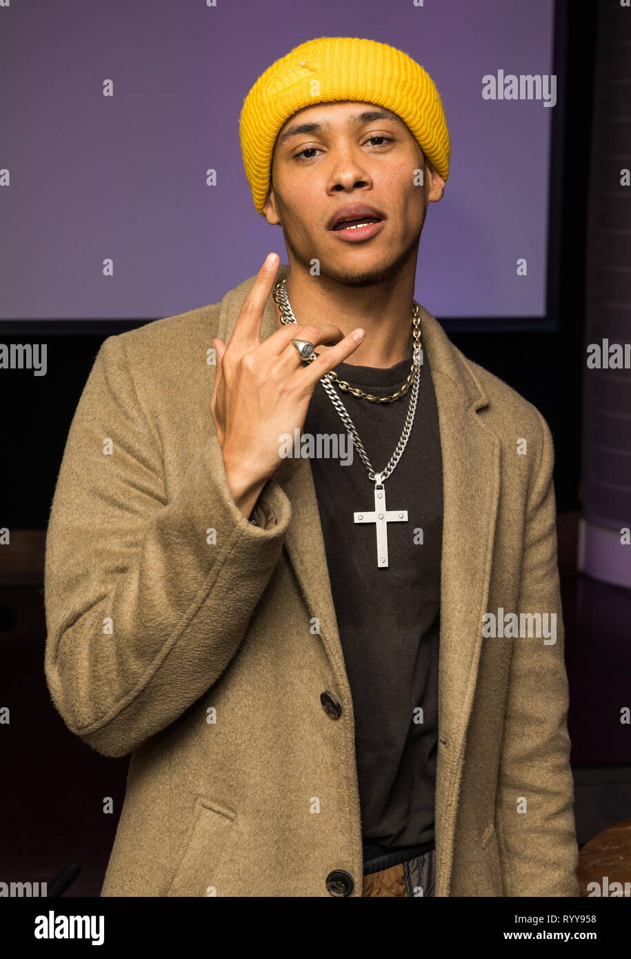 Rapper Kelvyn Colt attends a Notion Magazine x Zubrowka party Featuring ...