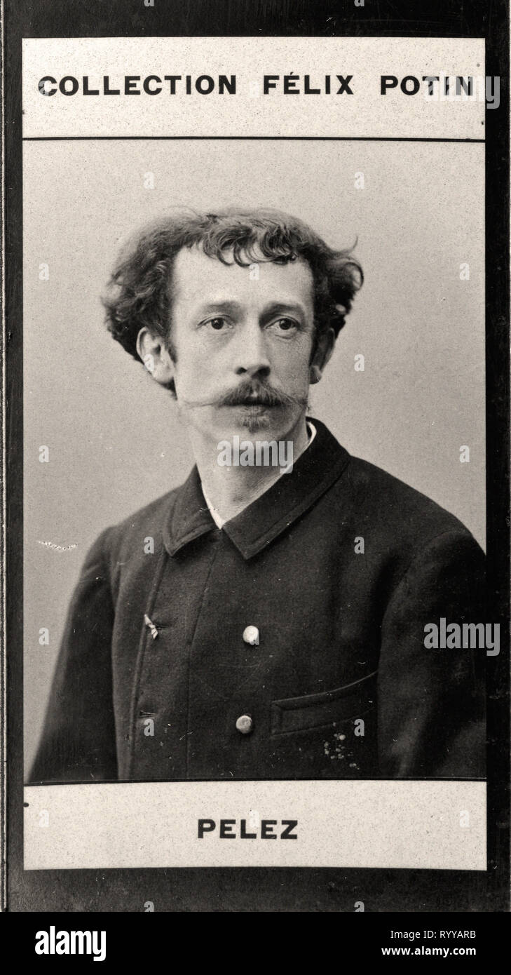 Photographic Portrait Of Pelez From Collection Félix Potin, Early 20th ...