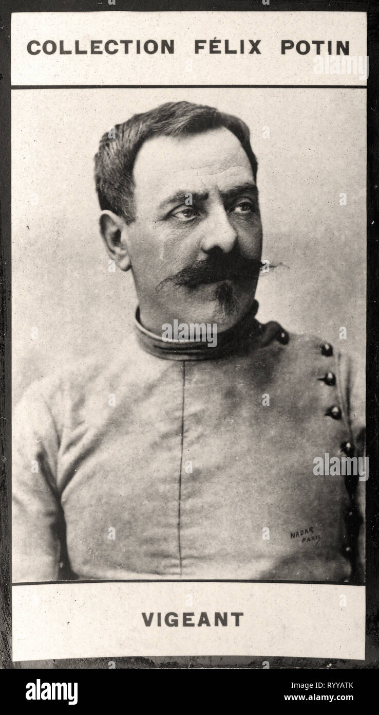 Photographic Portrait Of Vigeant From Collection Félix Potin, Early ...