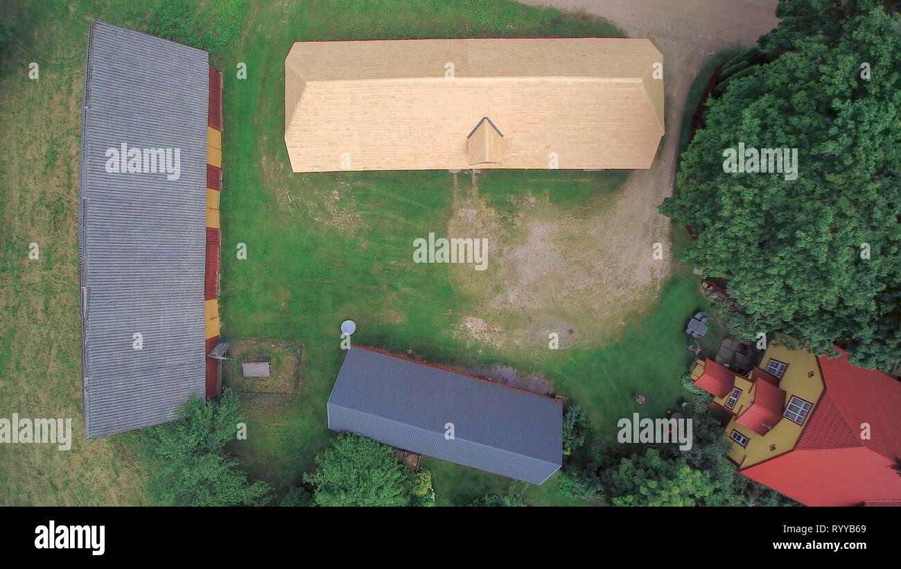 Aerial view of cabin hi-res stock photography and images - Alamy