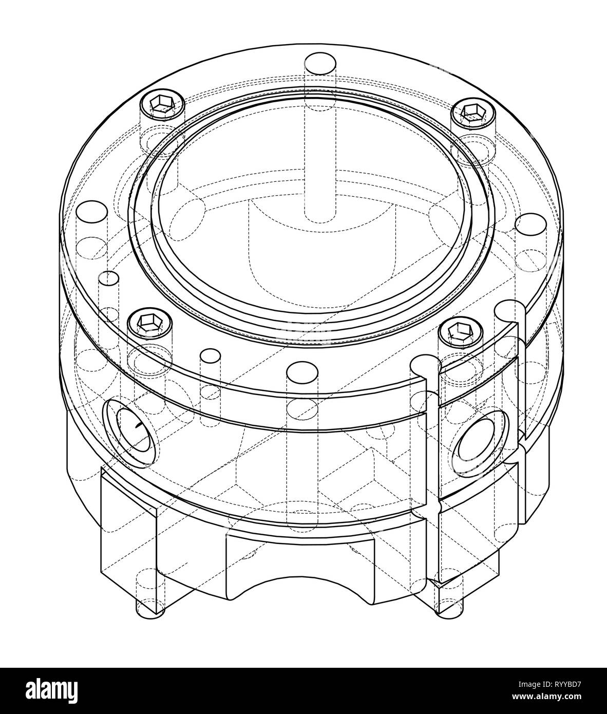 Abstract industry object concept. Vector Stock Vector Image & Art - Alamy