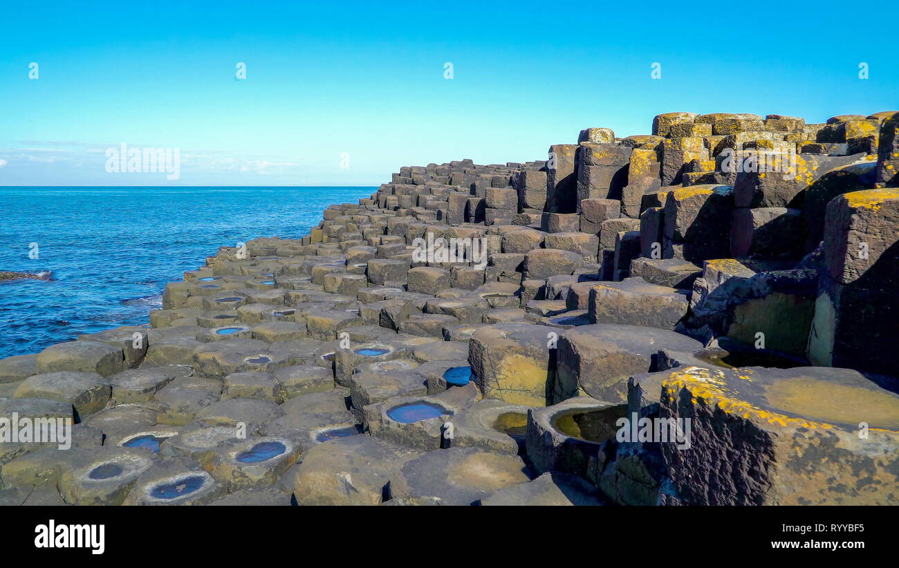 Hexagon rock hi-res stock photography and images - Alamy