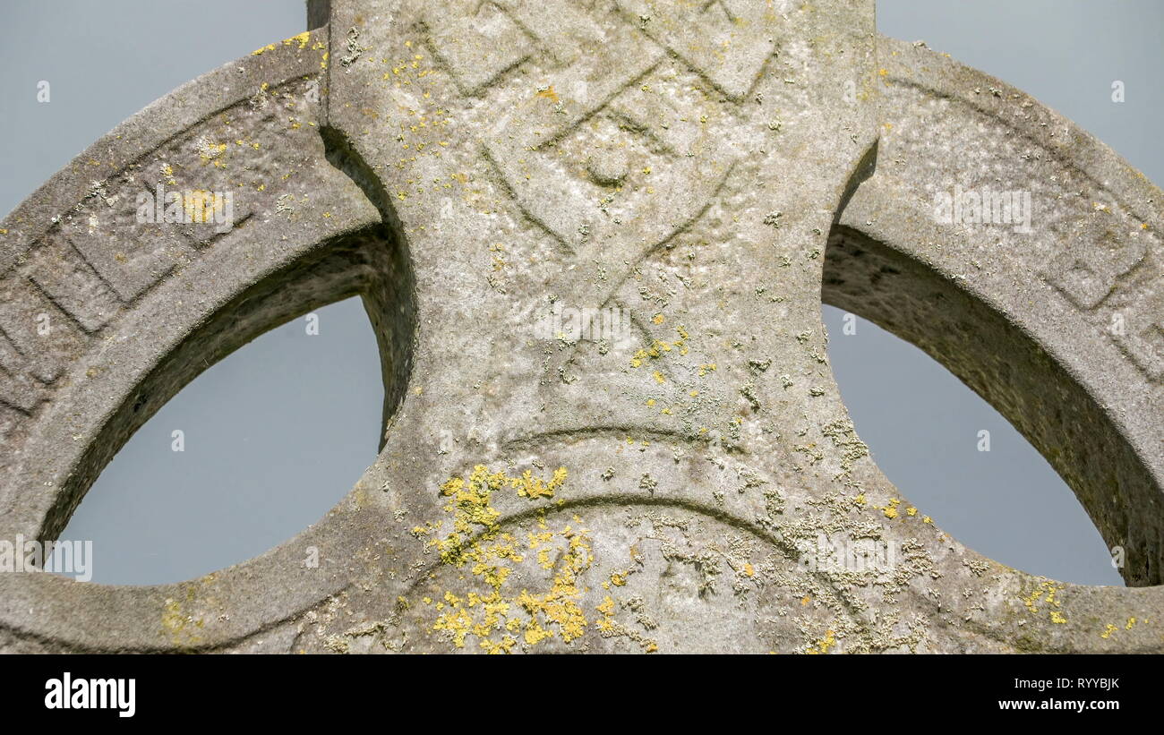 Cross ancient megalithic stone cross hi-res stock photography and ...