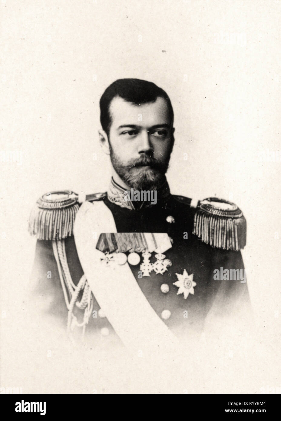 Portrait de nicolas ii de russie hi-res stock photography and images ...