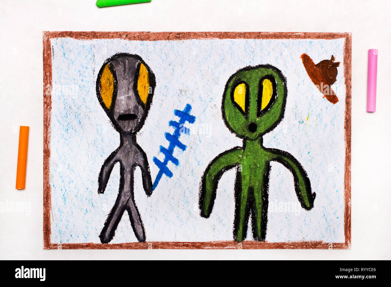 Cartoon Aliens High Resolution Stock Photography and Images - Alamy