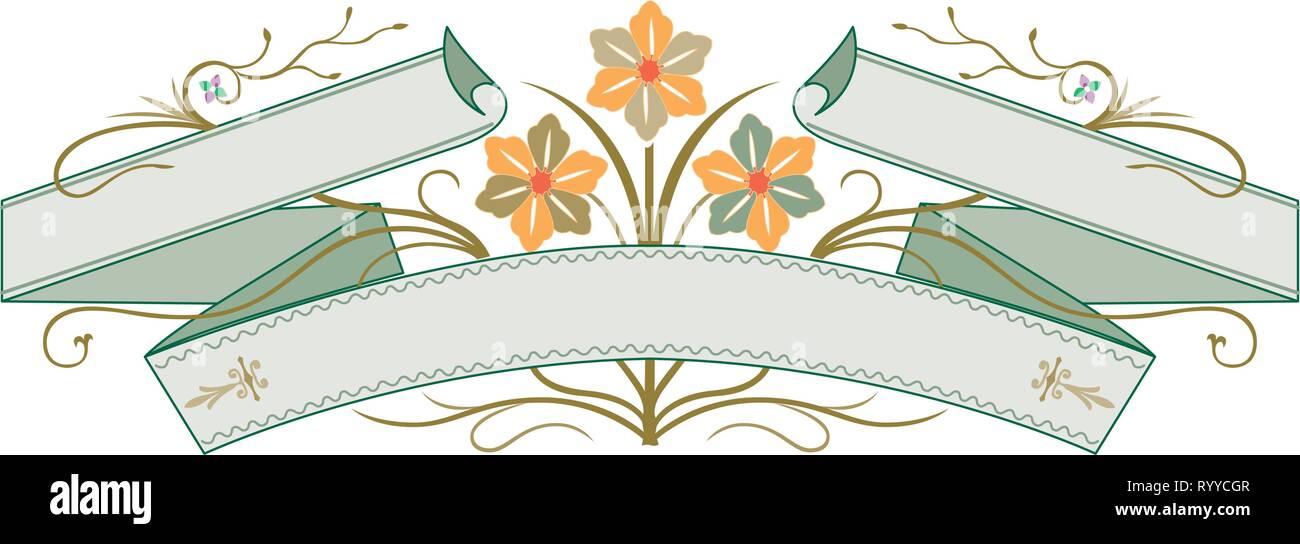 Vector - baroque frames and decorative elements - vintage banner with ...