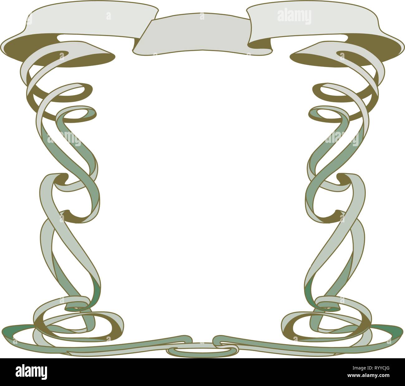 Vector - baroque frames and decorative elements - vintage banner with ...