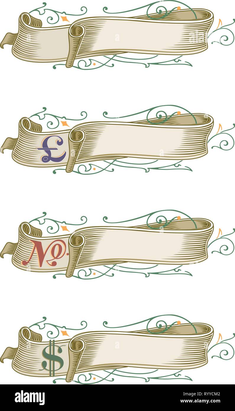 Vector - baroque frames and decorative elements - vintage banner with ...