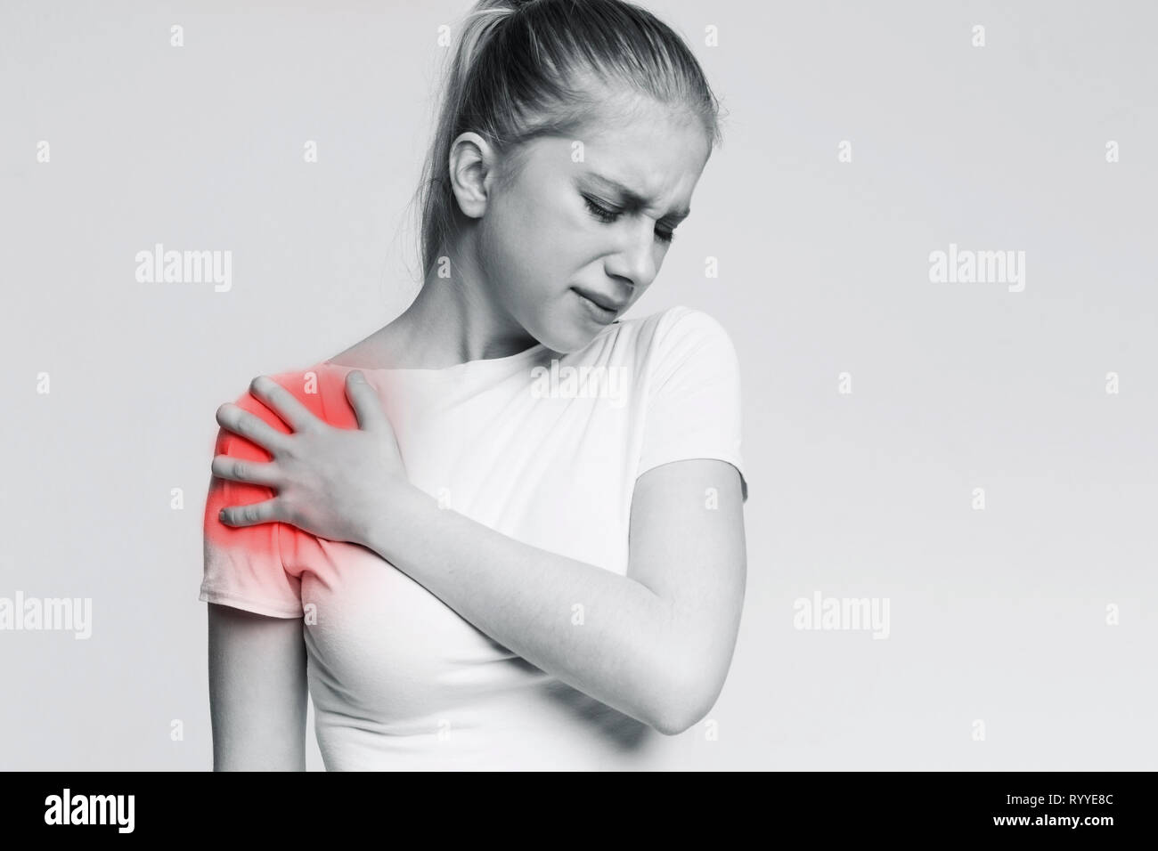Female shoulder anatomy hi-res stock photography and images - Alamy