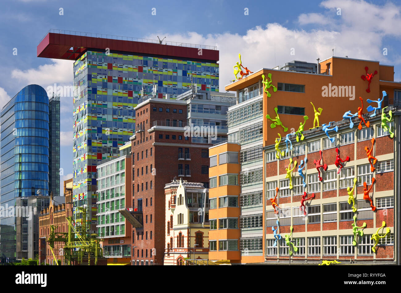 Beautiful colors in contemporary architecture hi-res stock photography ...