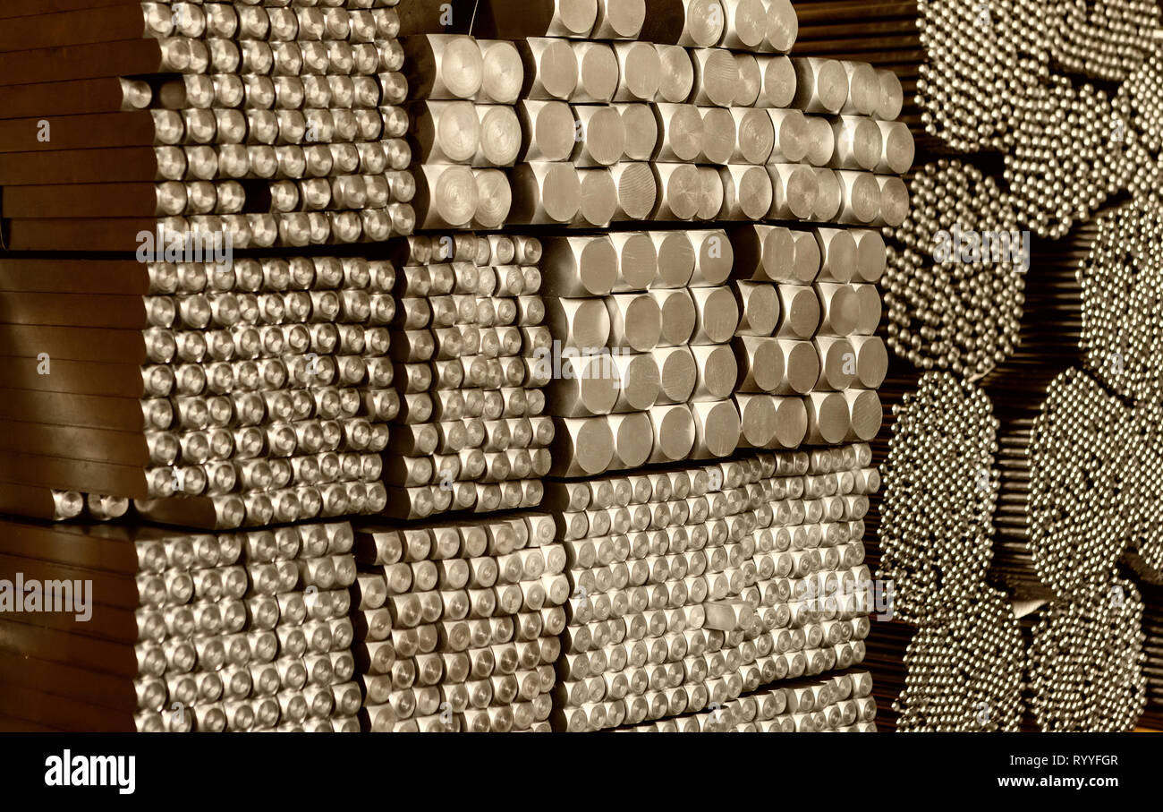metal tube and profiles Stock Photo - Alamy