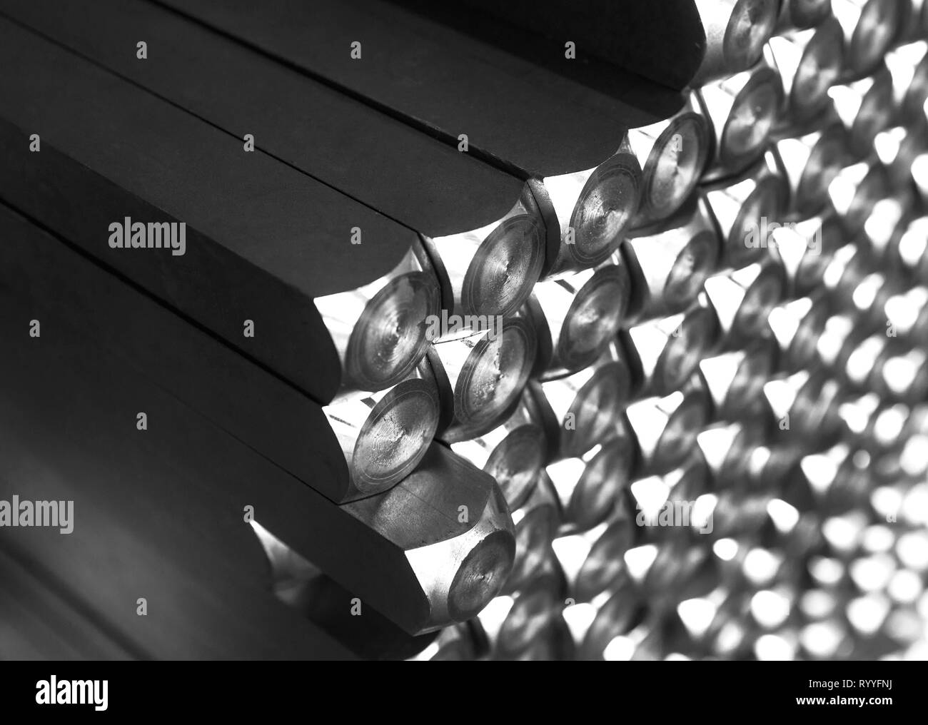 Abstract square tubing Black and White Stock Photos & Images - Alamy