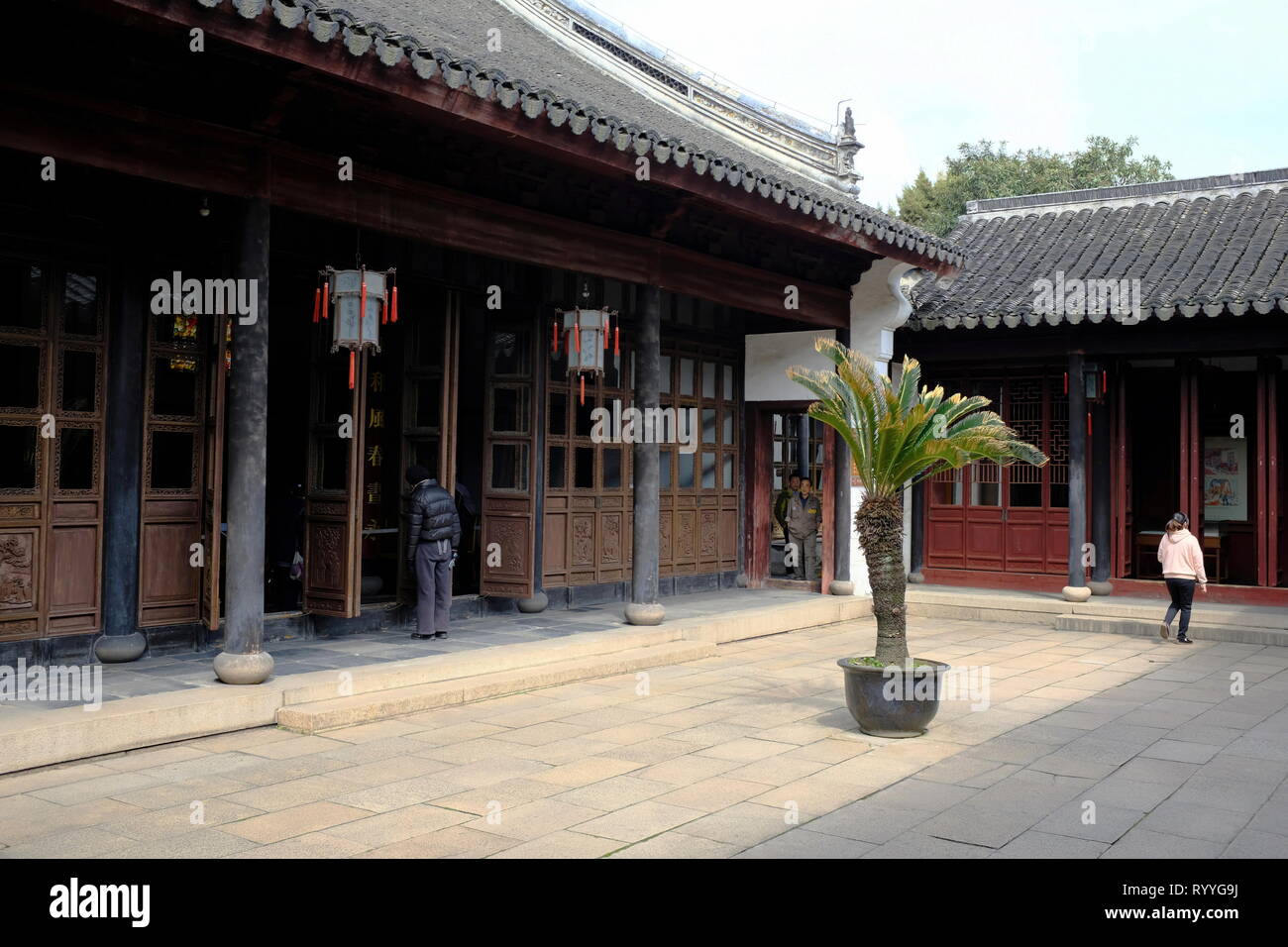 Interior view of Zhong Wang Fu Mansion aka Prince Zhong's Residence ...