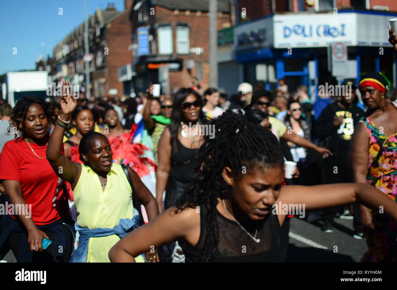 West indian carnival leeds west hi-res stock photography and images - Alamy