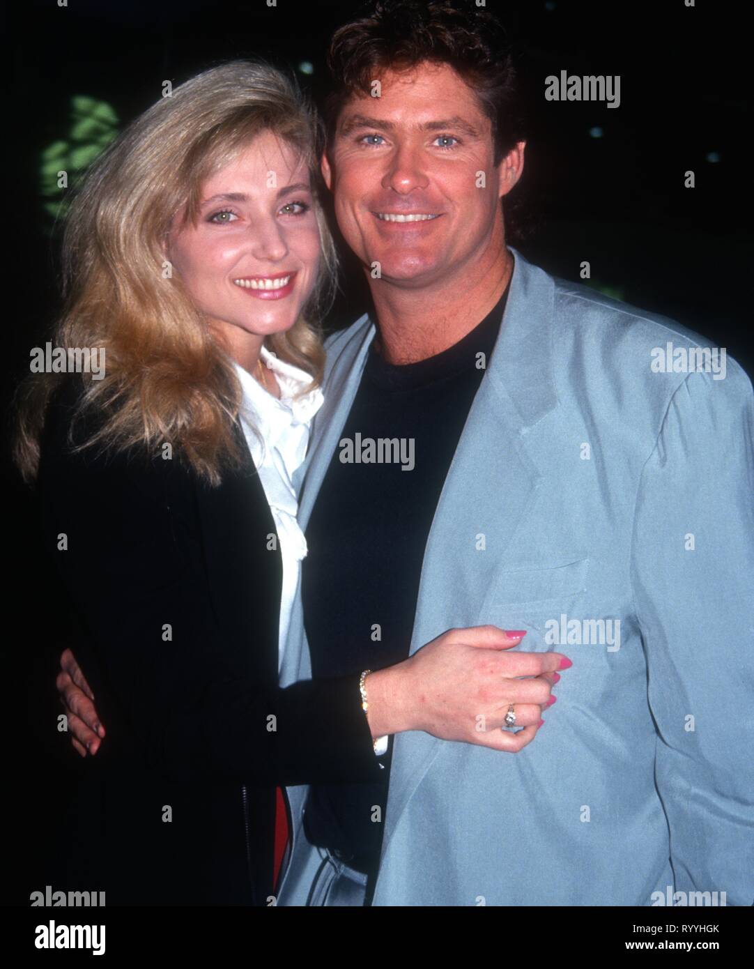 David Hasselhoff and wife Pamela Hasselhoff 1991 Photo By John Barrett ...