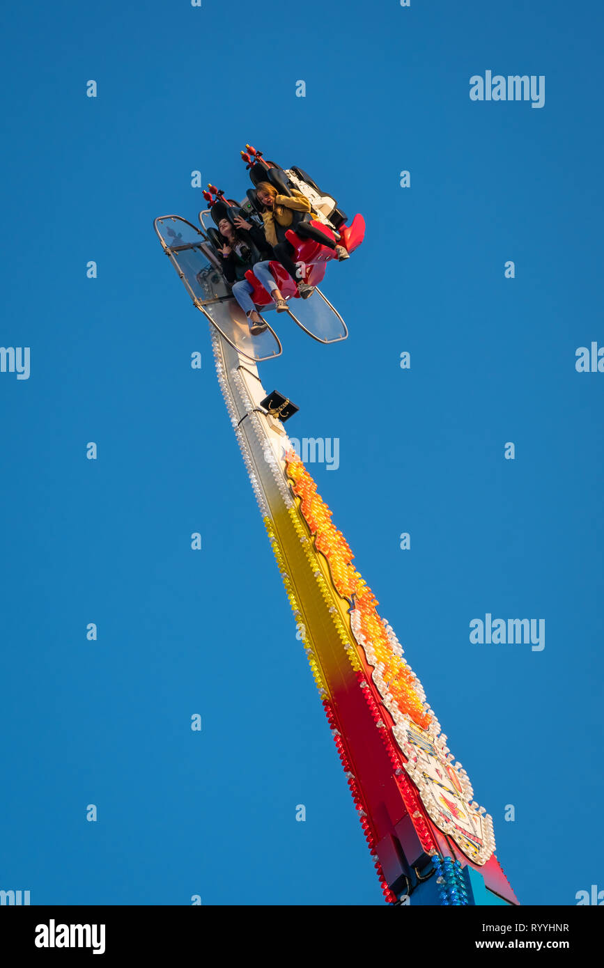 Funfair chair swing ride on hi-res stock photography and images - Alamy