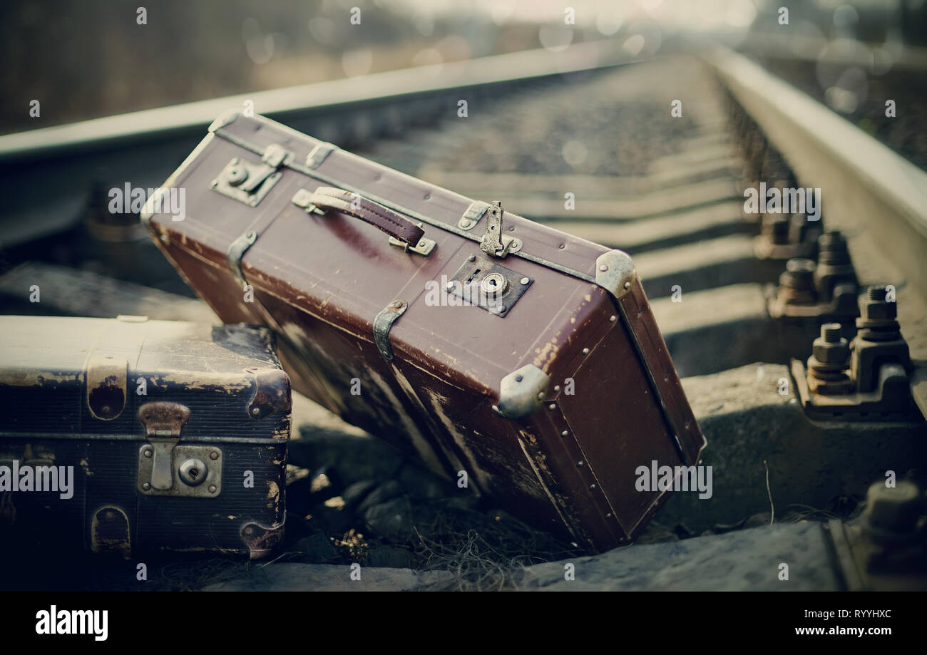 Old Fashioned Travel Bag Valise High Resolution Stock Photography and ...